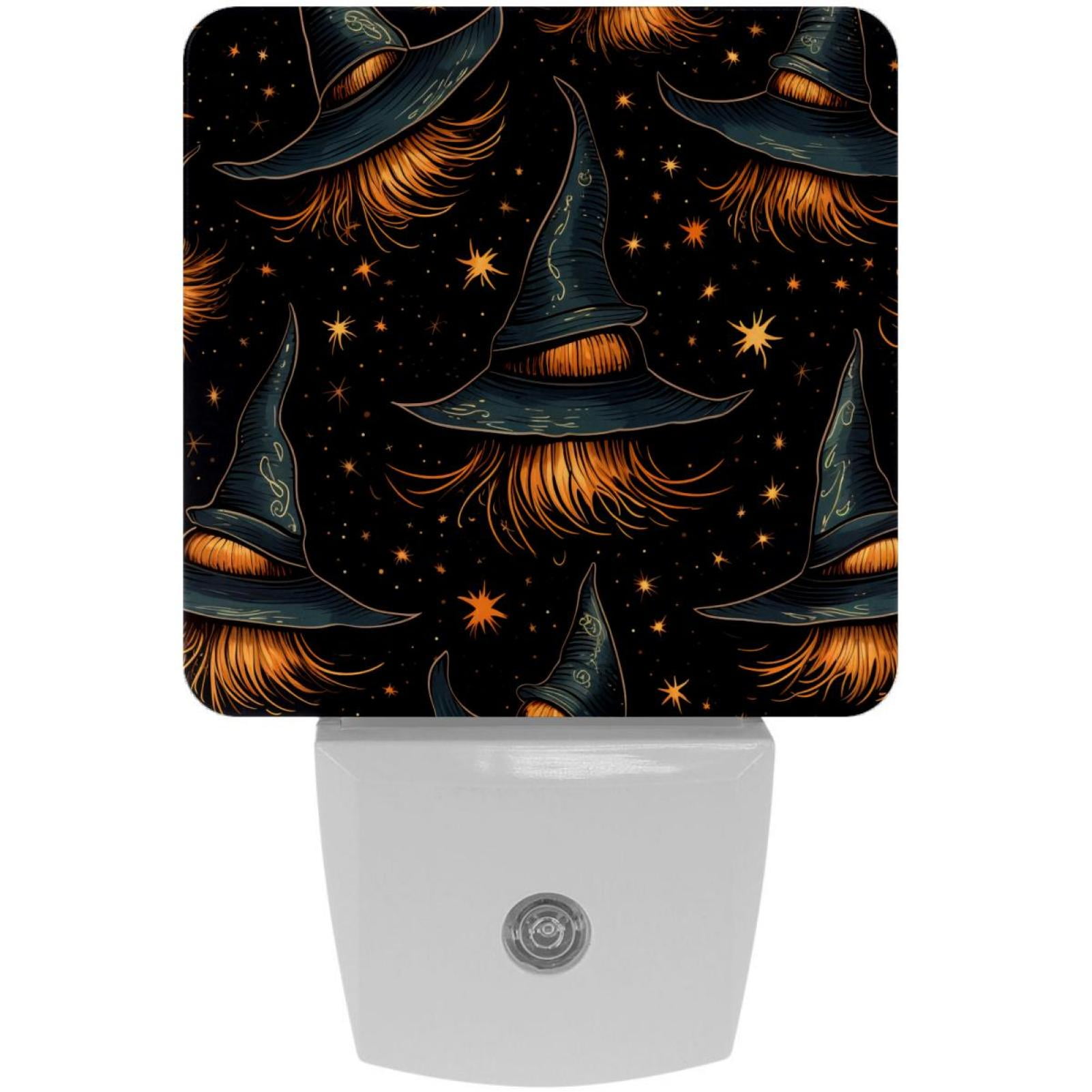 Halloween witch hat LED Square Night Lights - Small and Bright ...