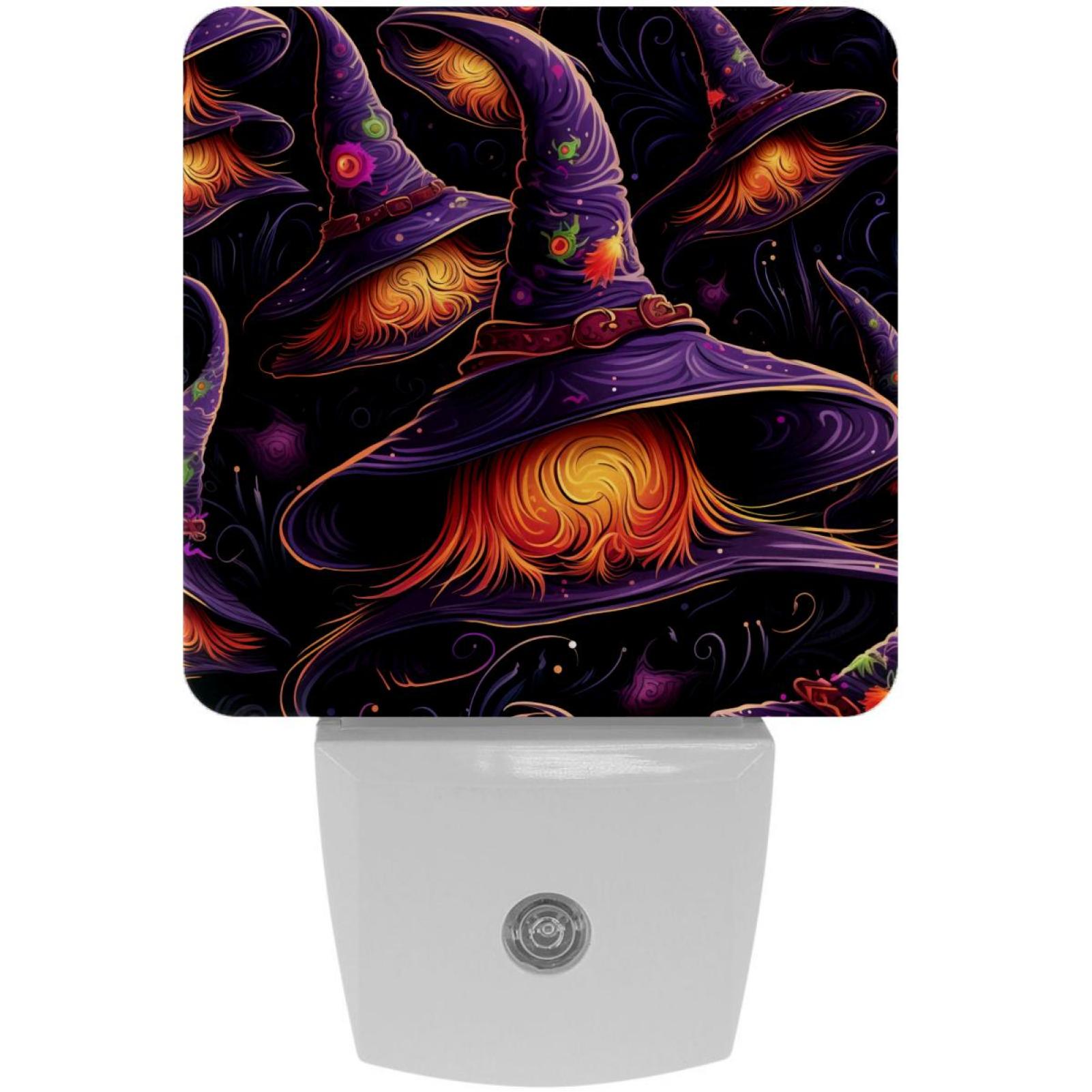 Halloween witch hat LED Square Night Lights - Stylish and Convenient ...