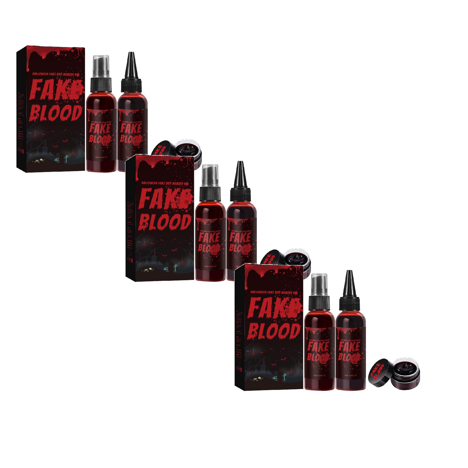 HalloweenSpecial Effects Makeup Kit Includes Realistic Coagulated Gel ...