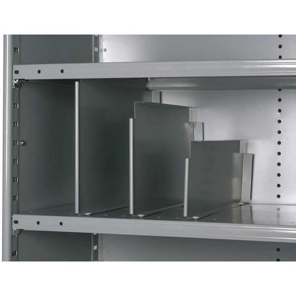 Hallowell Vertical Shelf Divider,20 ga.,Gray,PK12 5240-2412-12HG ...