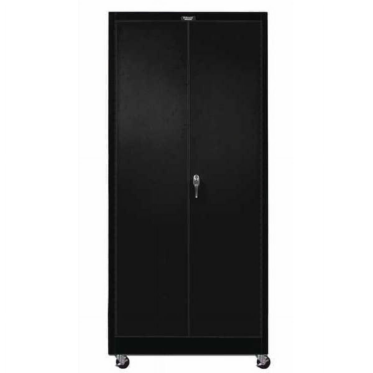 Hallowell Storage Cabinet,72"x36"x24",Black,4Shlv 415S24MA-ME - Walmart.com