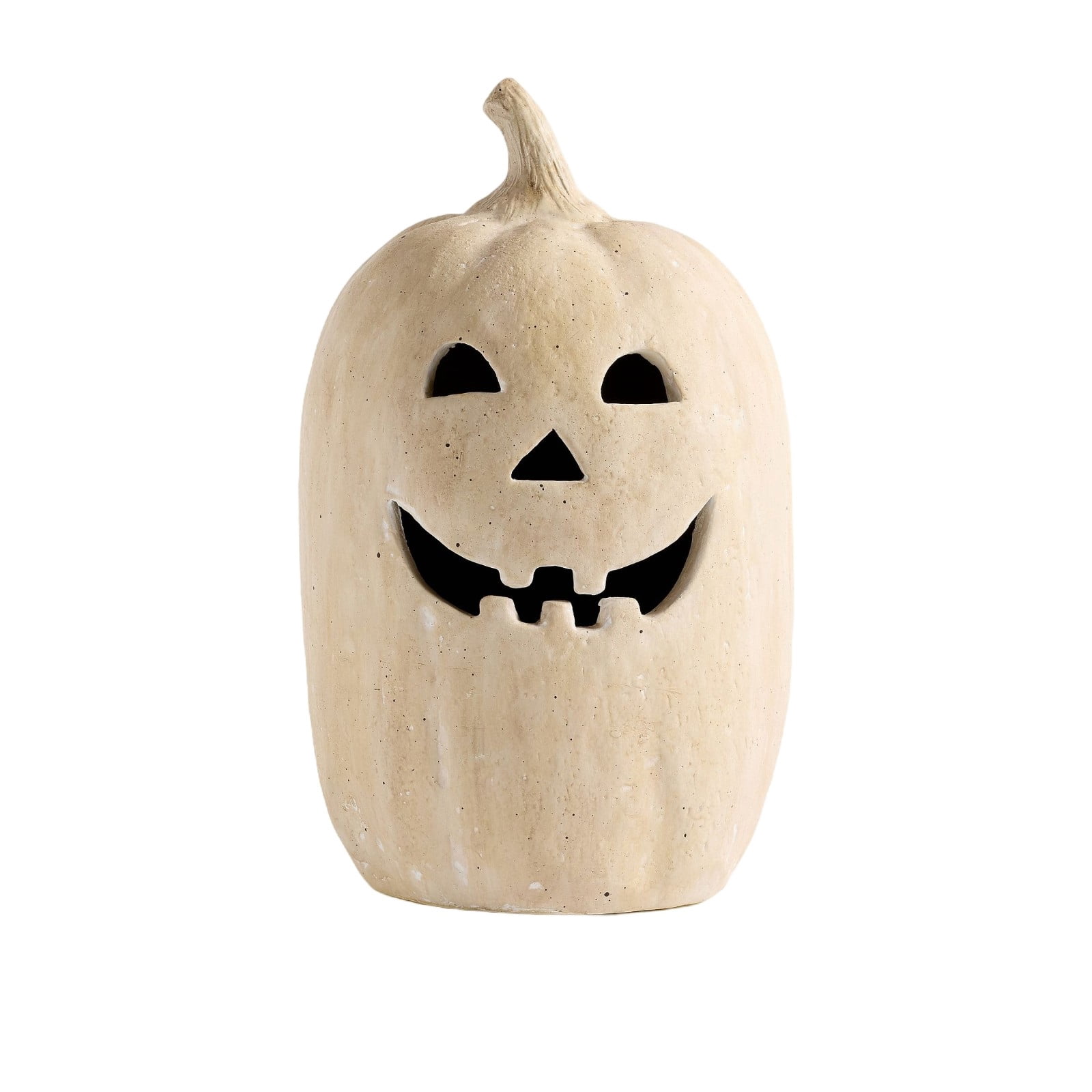 Hallowmas Hand-Carved Terracotta Jack-O'-Lantern, Artisanal Pumpkin ...