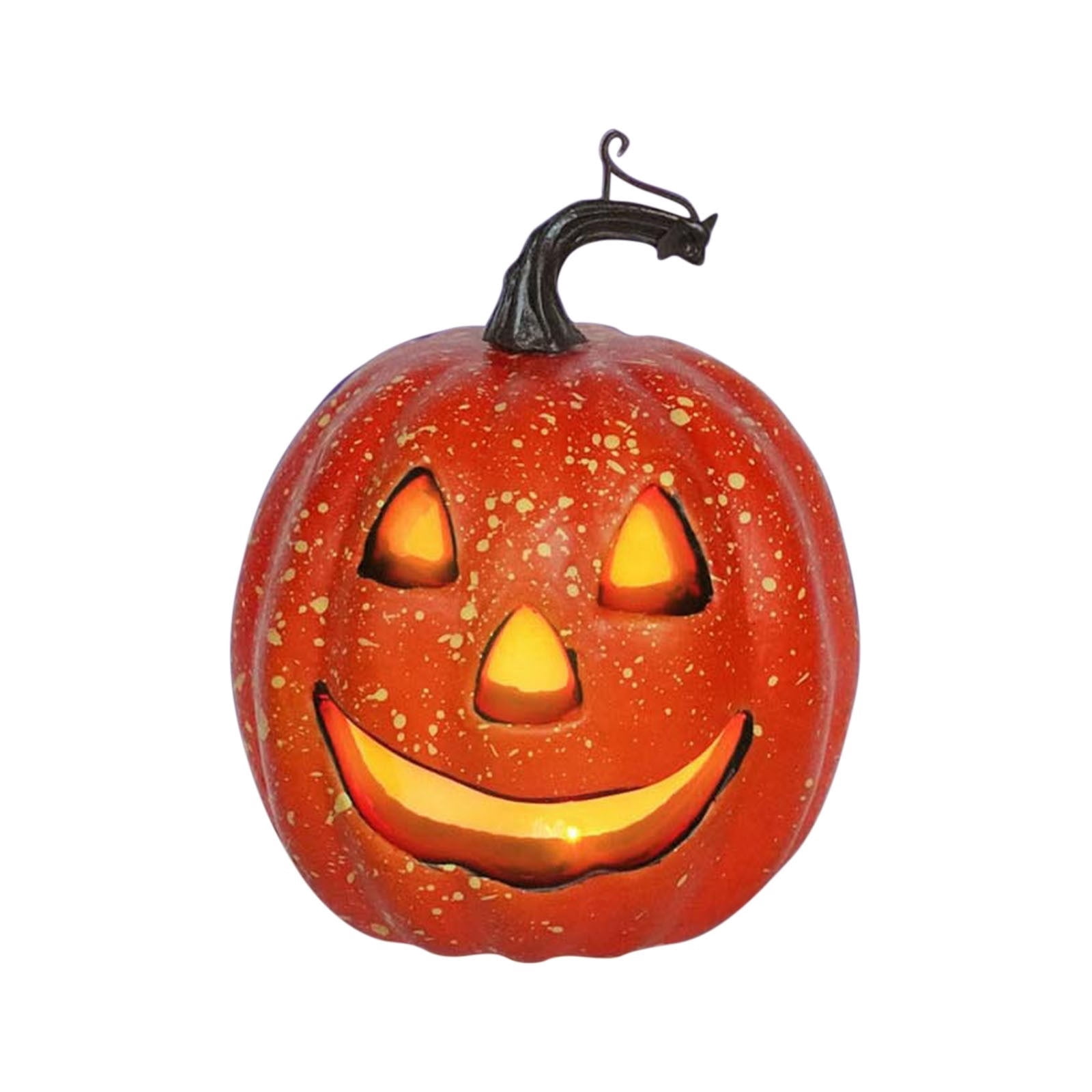 Hallowmas Handcrafted Jack-O'-Lantern, Fall Pumpkin Decor with Hand ...
