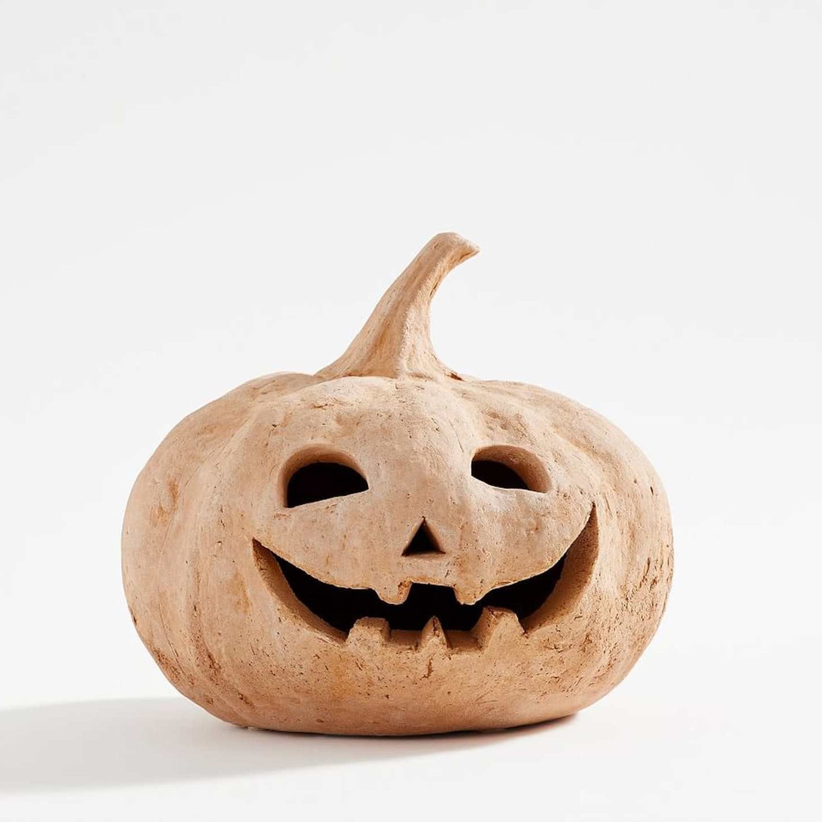 Hallowmas Handcrafted Terracotta Jack-O'-Lantern - Artisanal Halloween ...