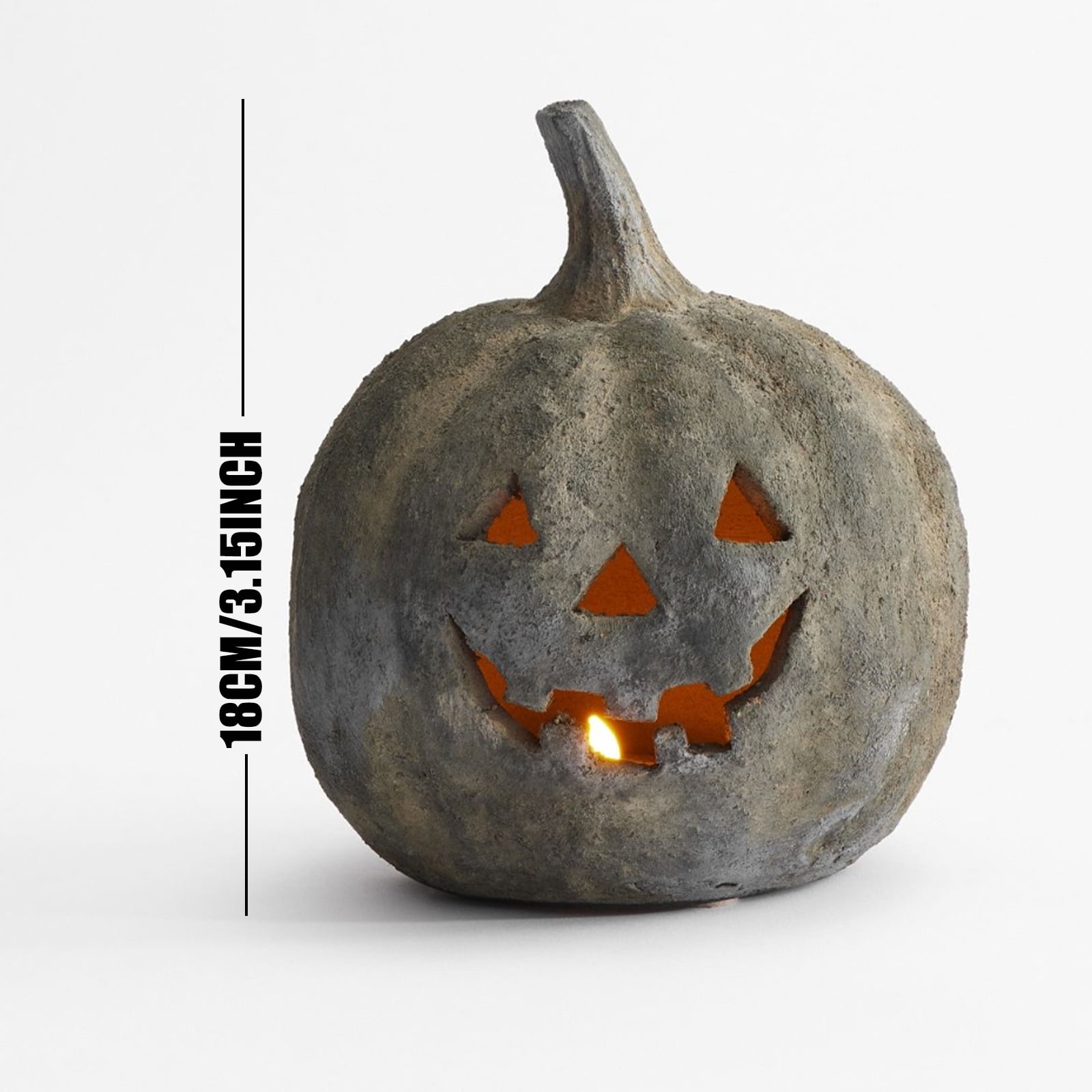 Hallowmas Handcrafted Terracotta Jack O'-Lantern a Handmade Terracotta ...