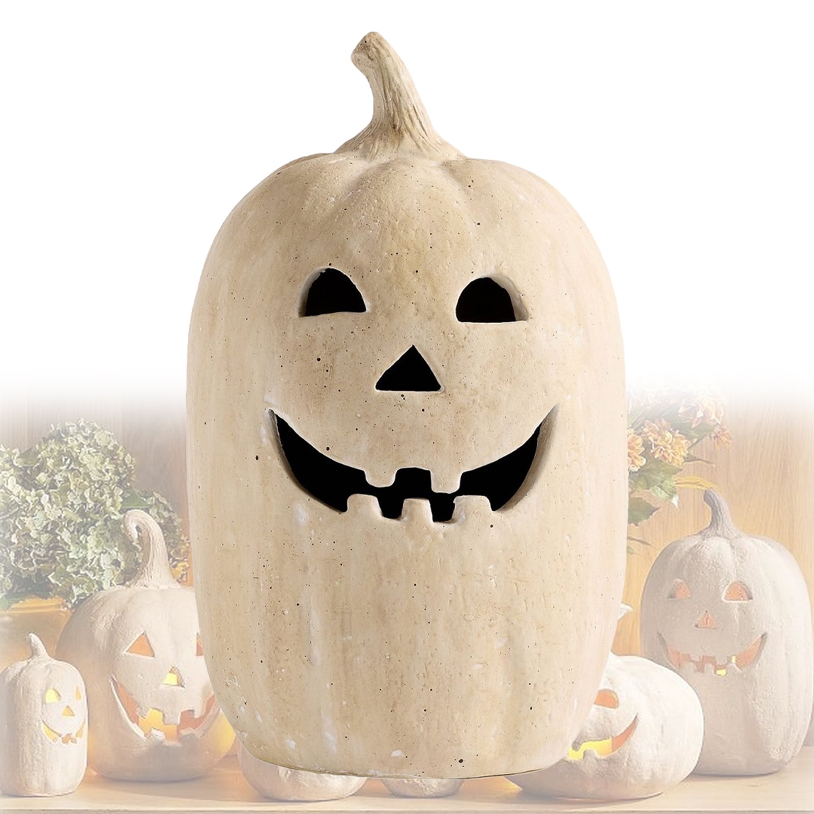 Hallowmas Handcrafted Terracotta Jack O'-Lantern a Handmade Terracotta ...