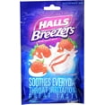 Halls Breezers Cool Creamy Strawberry Drops, Pack of 4, 25 Each, Sore ...