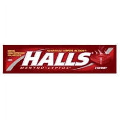 Halls Cough Drops Cherry Stick - 9 Sticks/Pack, 20 Packs/Case, 6 Pack ...