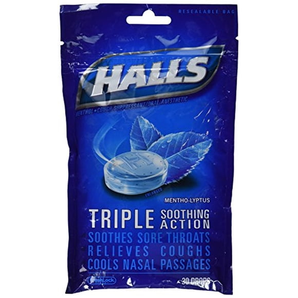 Black Halls Cough Drops