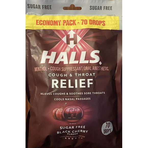 Black Halls Cough Drops