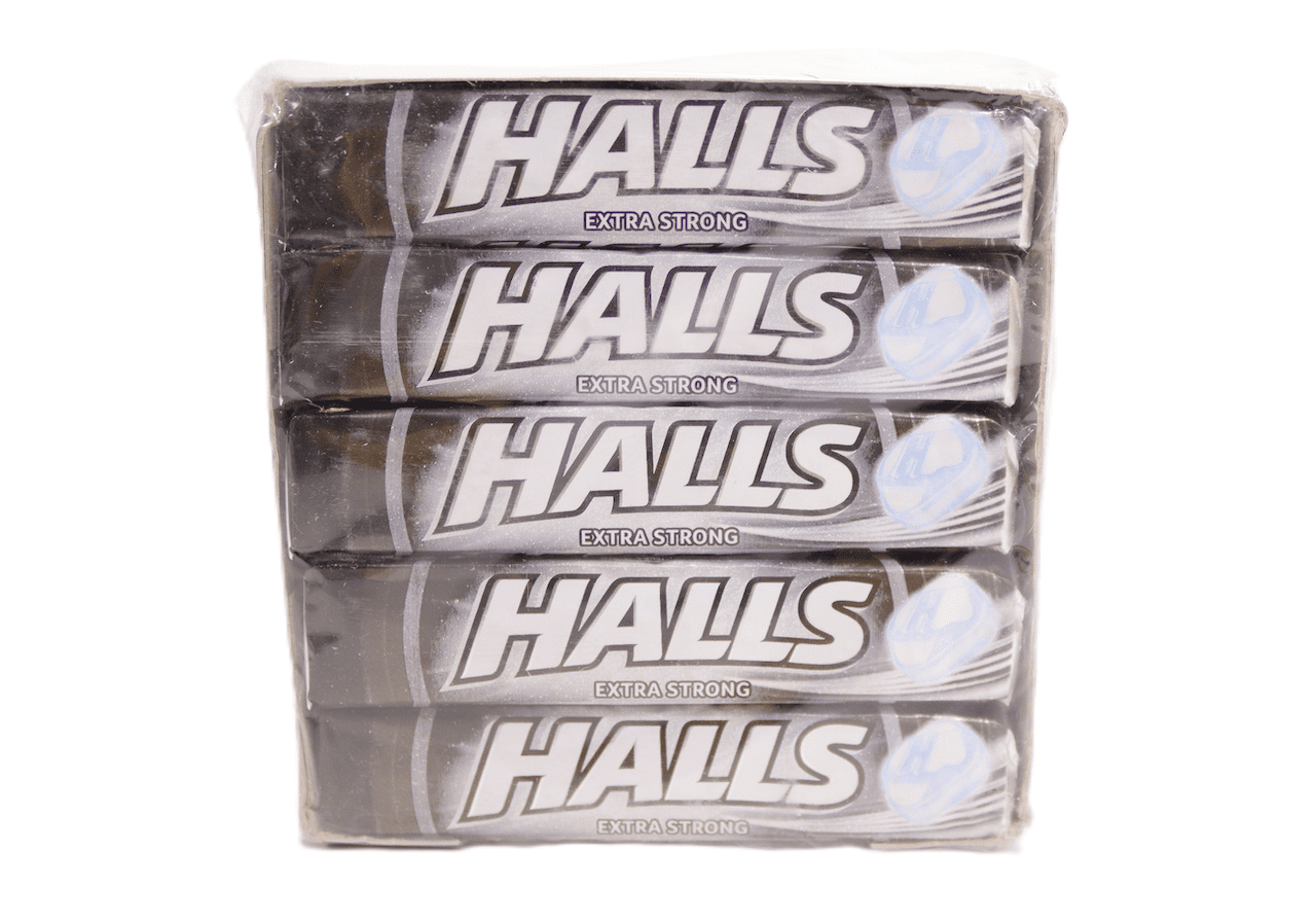Halls Extra Strong Menthol Cough Drops - 180 Drops (20 Packs) - Walmart.com