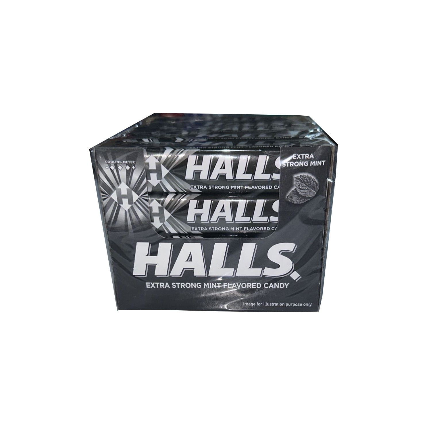 Halls Extra Strong Mint Candy, Intense Refreshing Flavor, 20 Sticks, 34g - Walmart.com
