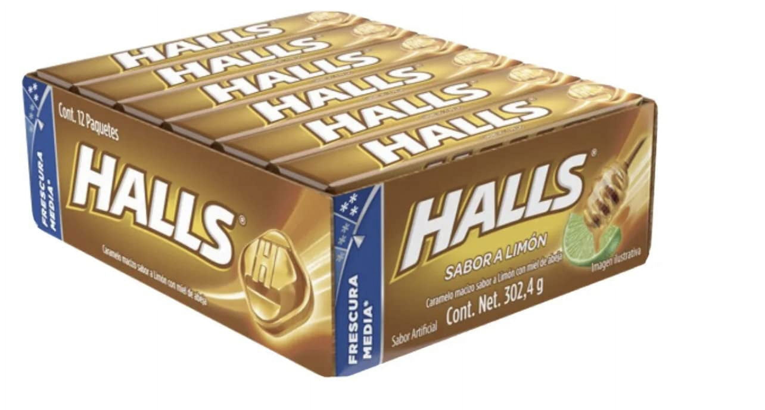 Halls Lemon and Honey Flavor (12 pack) - Walmart.com