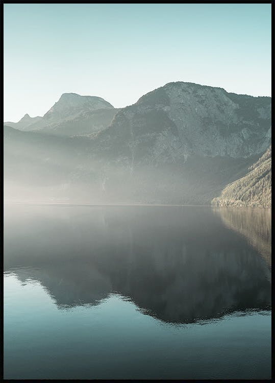 Hallstatt No2 Poster Wall Art, Modern Wall Decor For Living Room ...