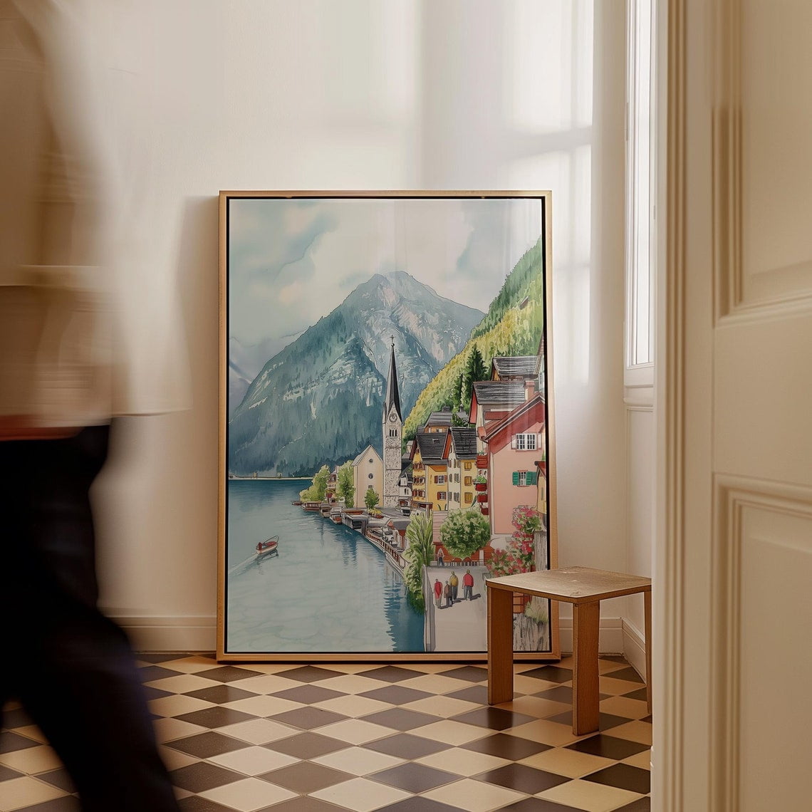 Hallstatt Poster, Hallstatt Poster, Austria Wall Art,Travel Poster ...