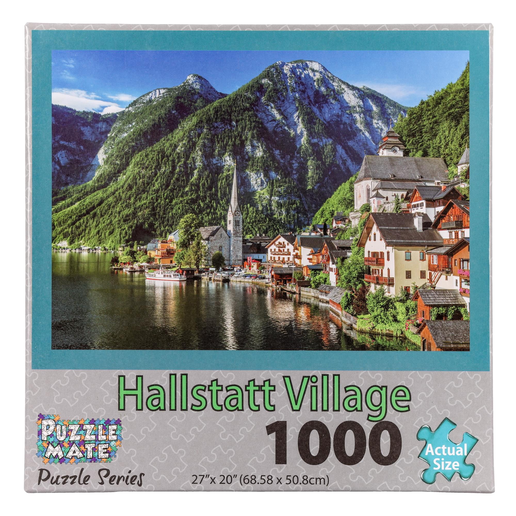 Hallstatt Village 1000 Piece Jigsaw Puzzle - Walmart.com