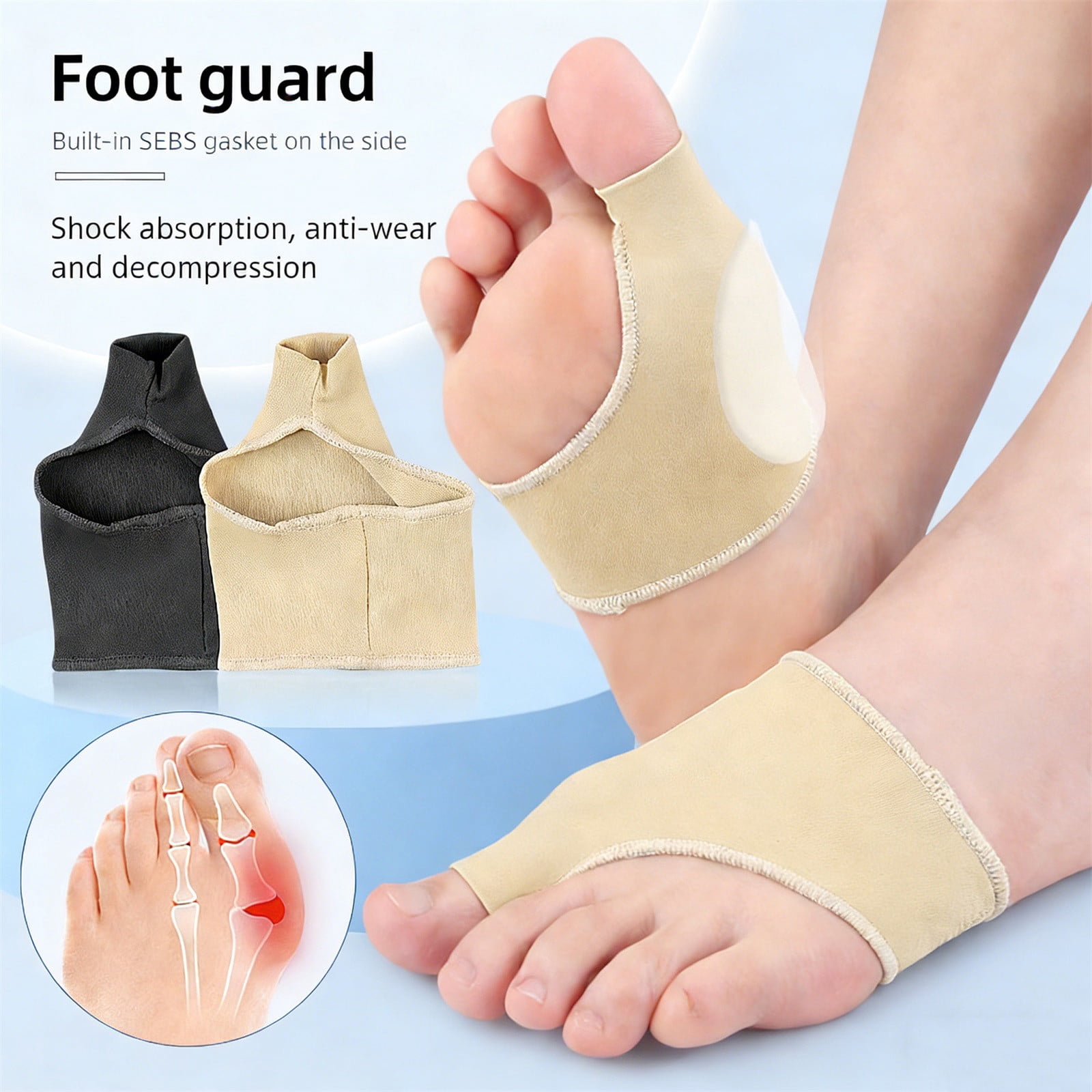 Hallux Valgus Correction, Hallux Valgus Bandage with Gel Pads, Pain ...