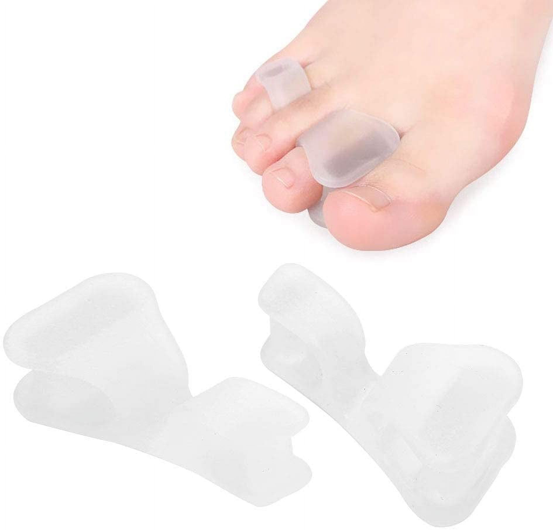 Hallux Valgus toe spreader set 5 pairs of toe correction, transparent ...