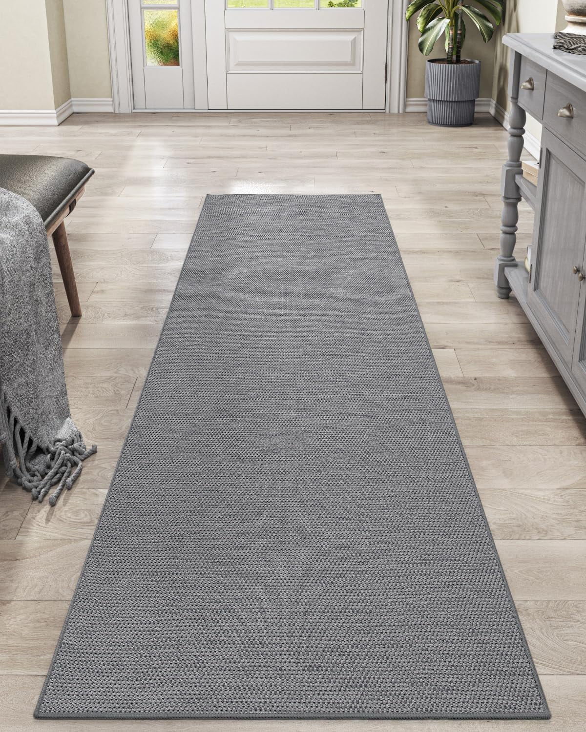 Hallway Runner 2x7, Washable Non Slip Rubber Backed Carpet, Absorbent ...
