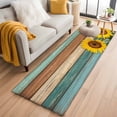 Hallway Runner Rug 2x6 Ft, Sunflower Non Slip Area Rugs for Entryway ...