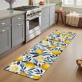 Hallway Runner Rug 31.5"x78.7",Yellow Lemon Absorbent Non Slip Indoor ...