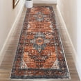 MJIAexp 2'x6' Boho Floral Kitchen Runner Rug Machine Washable Runner ...