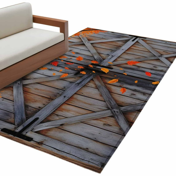 Hallway Runner Rugs 2.7x5 Ft, Fall Leaves Non Slip Area Rugs for ...