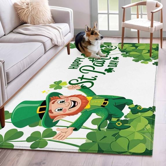 Hallway Runner Rugs 2.7x5 Ft, Happy St. Patrick's Day Non Slip Area ...