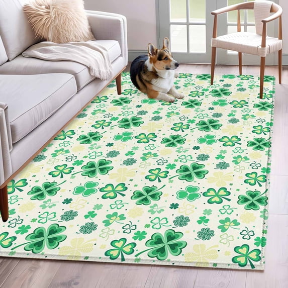 Hallway Runner Rugs 2.7x5 Ft, St. Patrick's Day Non Slip Area Rugs for ...
