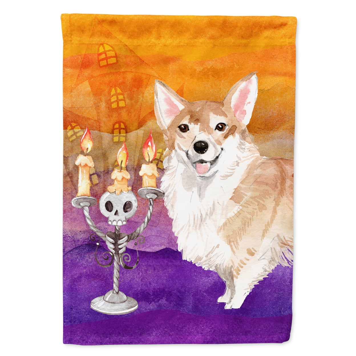 Hallween Corgi House Flag - Walmart.com