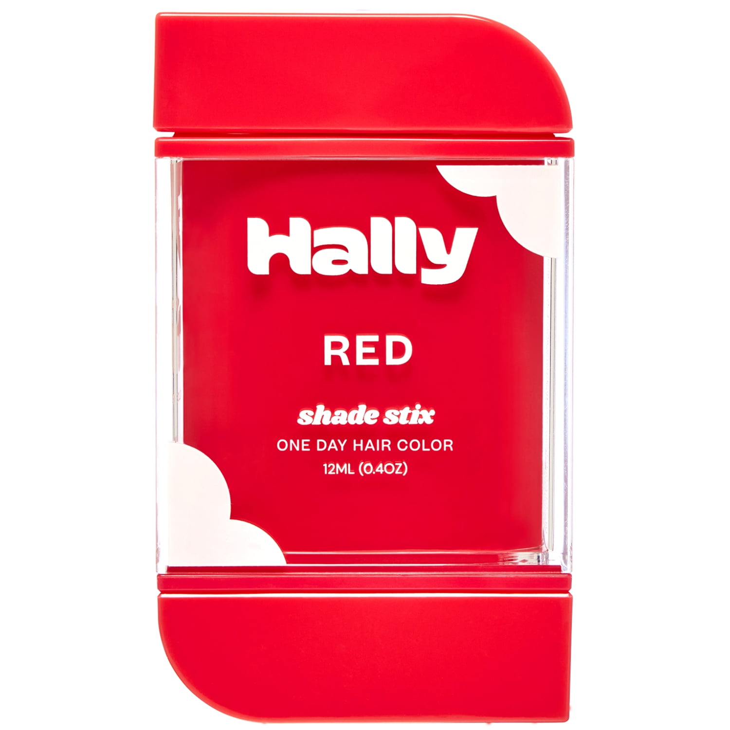 Hally Hair Shade Stix, Patent-Pending Temporary Hair Makeup, Red, Vegan, 12 ml - Walmart.com