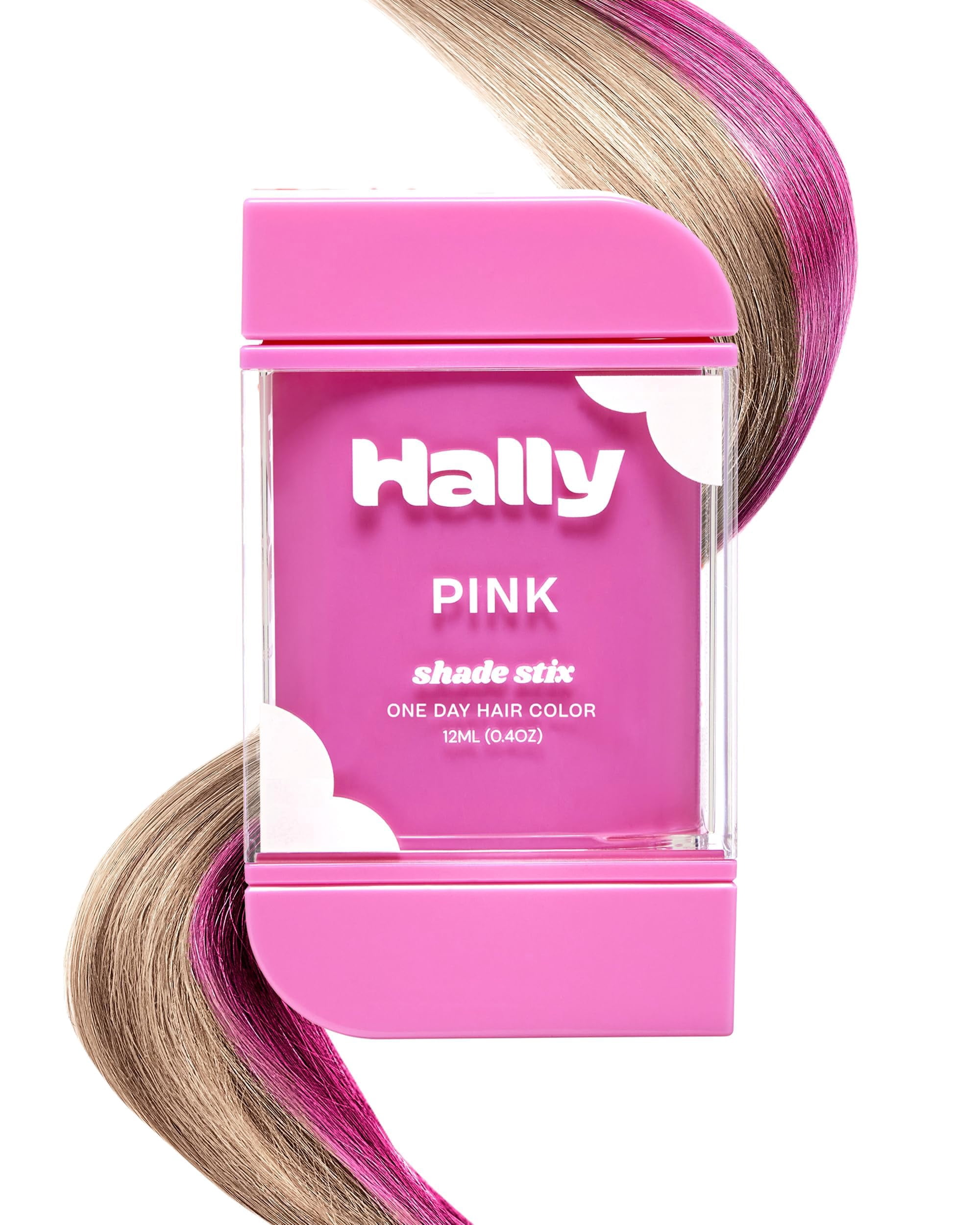 Hally Hair Temporary Hair JKF25 Color, Shade Stix (Pink) - 12 ml ...