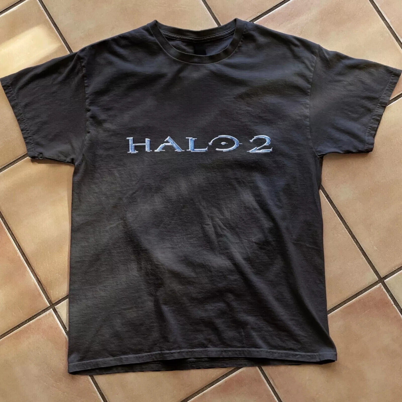 Halo 2 logo, retro gaming tee Vintage Gaming Shirt Y2k promotional tee ...