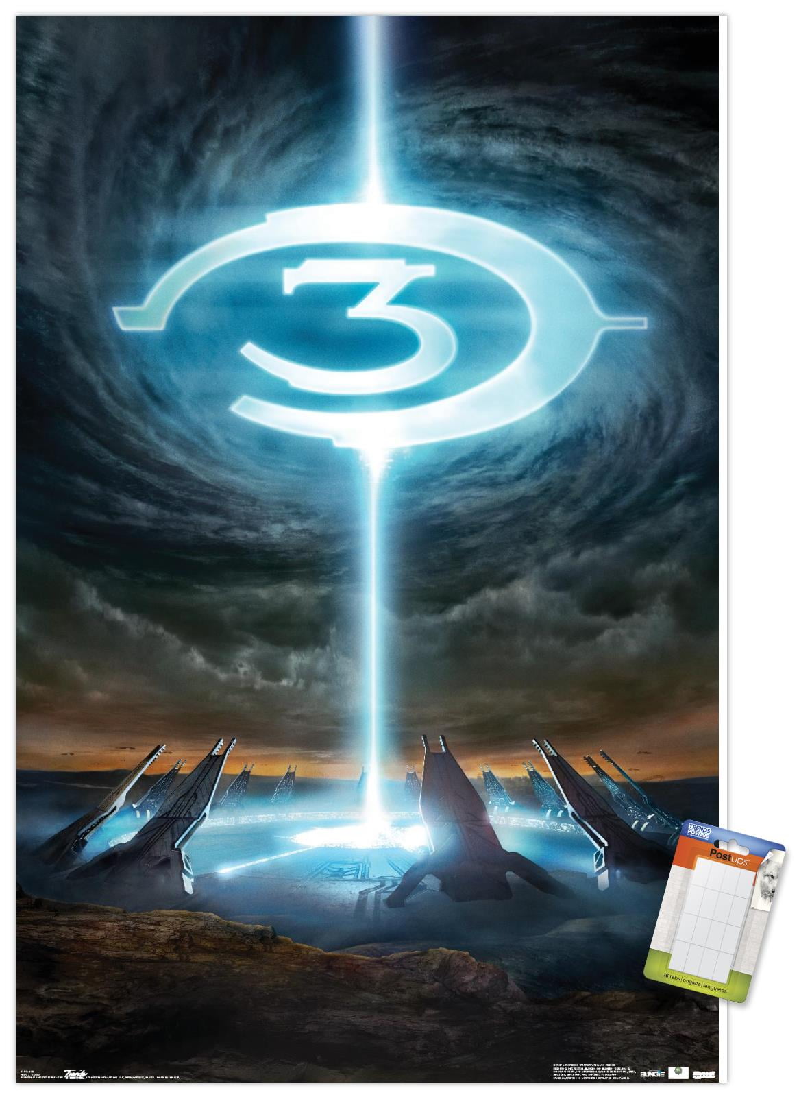 Halo 3 - Logo Wall Poster, 14.725" x 22.375" - Walmart.com