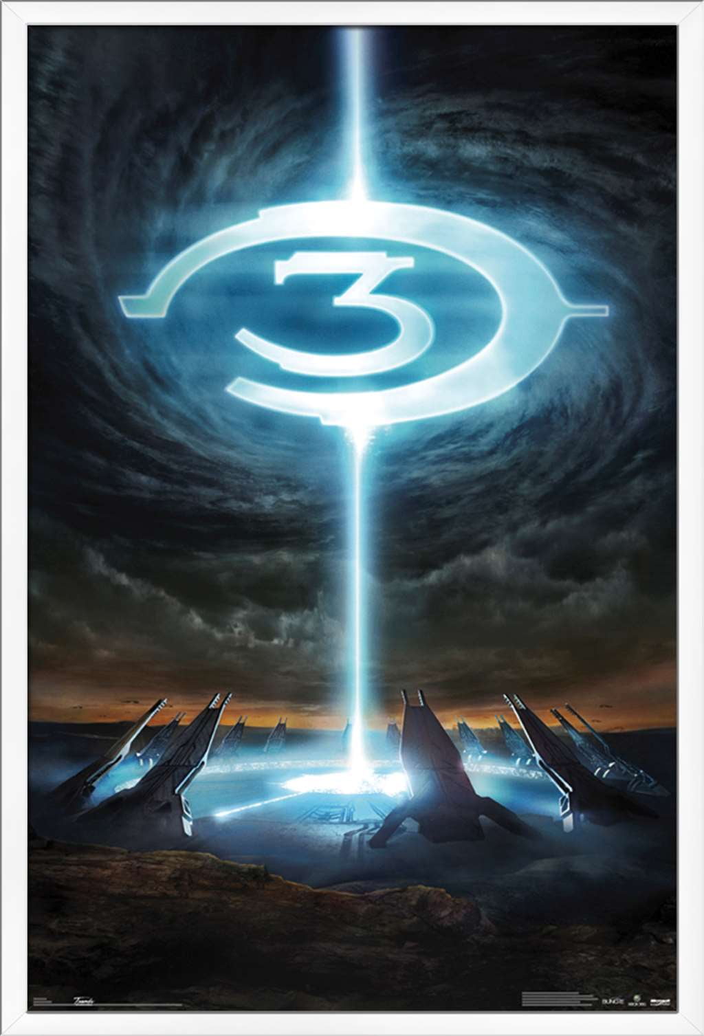 Halo 3 - Logo Wall Poster, 22.375" x 34", Framed - Walmart.com