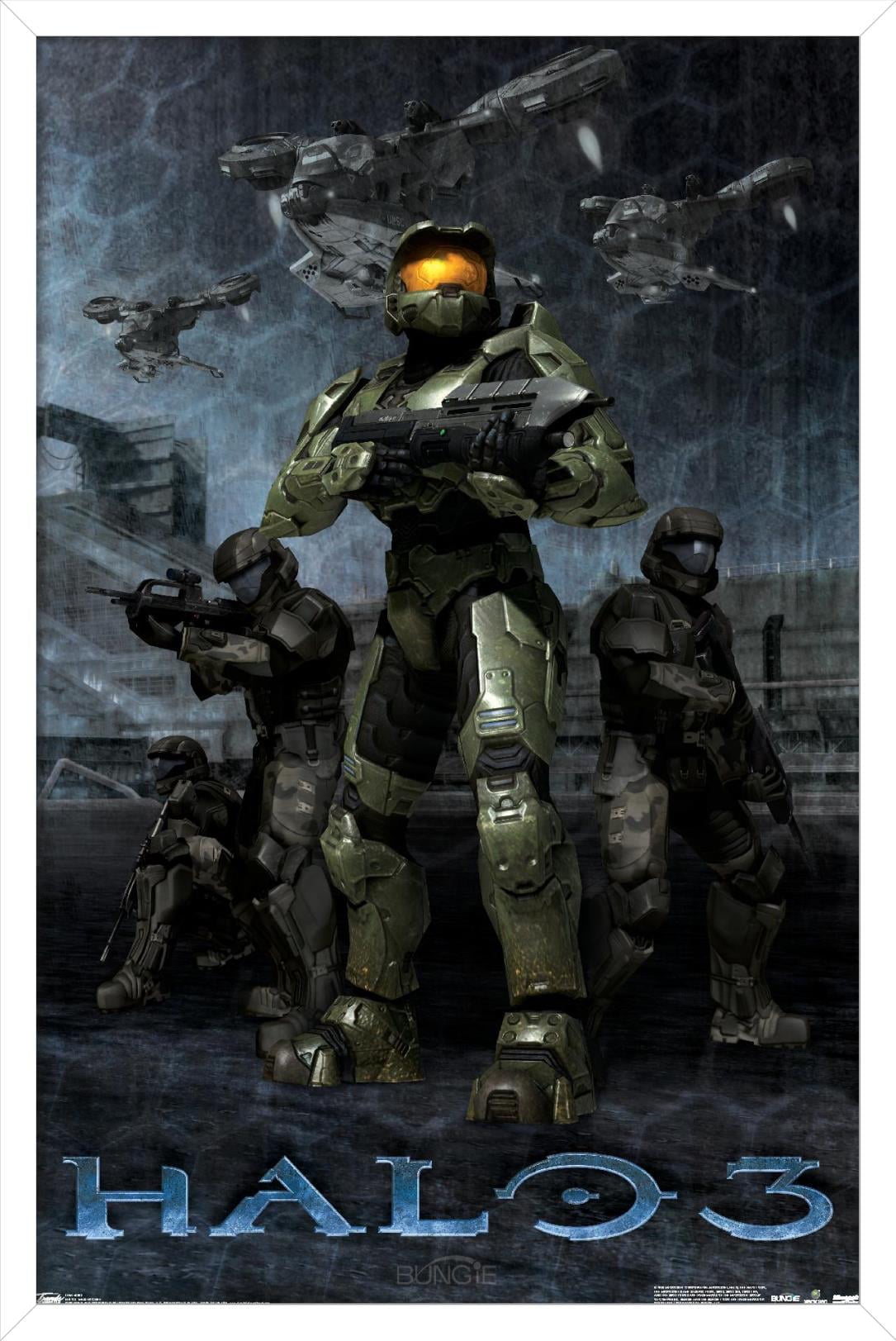 Halo 3 - Master Chief Wall Poster, 14.725" x 22.375" Framed - Walmart.com