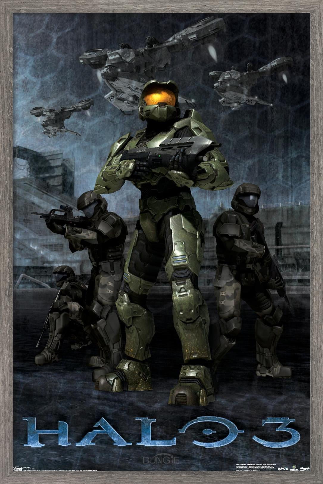 Halo 3 - Master Chief Wall Poster, 22.375" x 34" Framed - Walmart.com