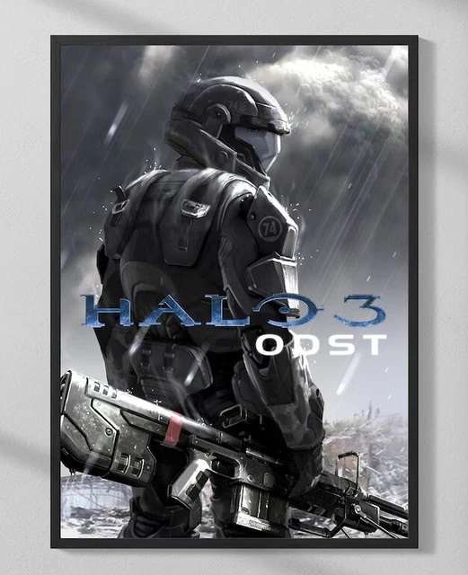 Halo 3 Odst Gaming Poster NO FRAMED POSTER Home Decor, Vintage Art ...