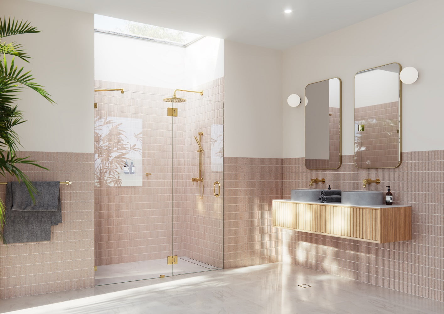 Halo 55 in. x 78 in. Glass Hinged Glass Shower Enclosure - Walmart.com