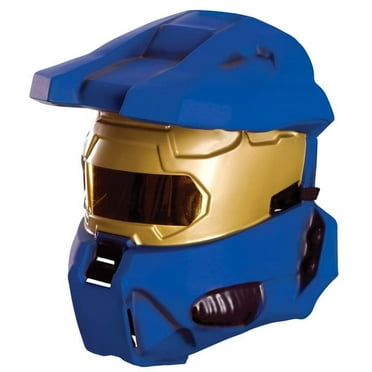 Disguise Master Chief Infinite Half Halo Green Synthetic Halloween ...