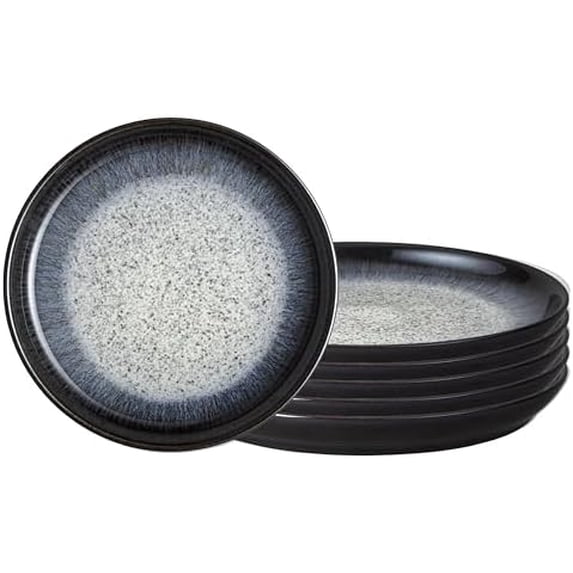 - Halo Coupe Dinner Plates Set of 6-10.25 Inch Reactive Glaze ...