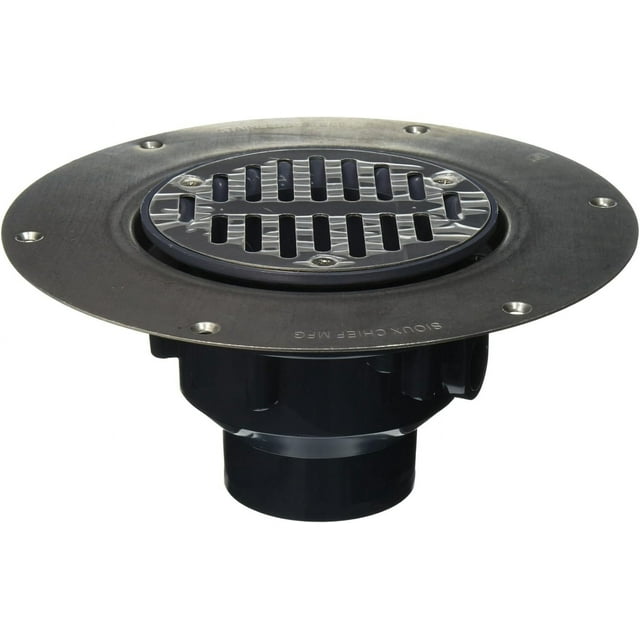 Halo Drain Adjustable Floor Drain 40 Hub Connection with Deck - Walmart.com