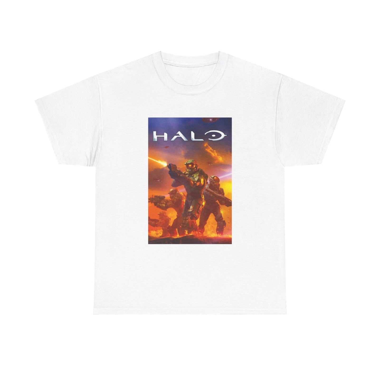Halo Gaming Tshirt Vintage Xbox Call of Duty Master Chief Graphic ...
