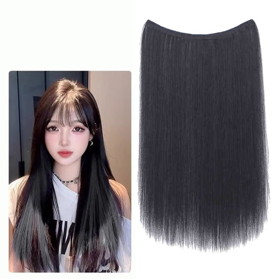 Halo Hair Extensions for Women - Invisible Wire Hairpiece, Thinner ...