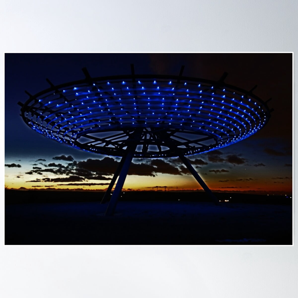Halo, Haslingden Poster Wall Art, Modern Wall Decor For Living Room ...