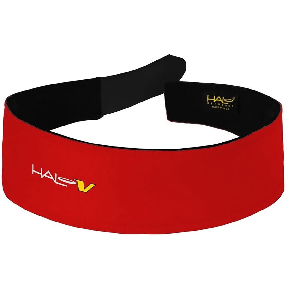 Halo Headband V Grip Hook and Loop Sweatband - Red - Walmart.com