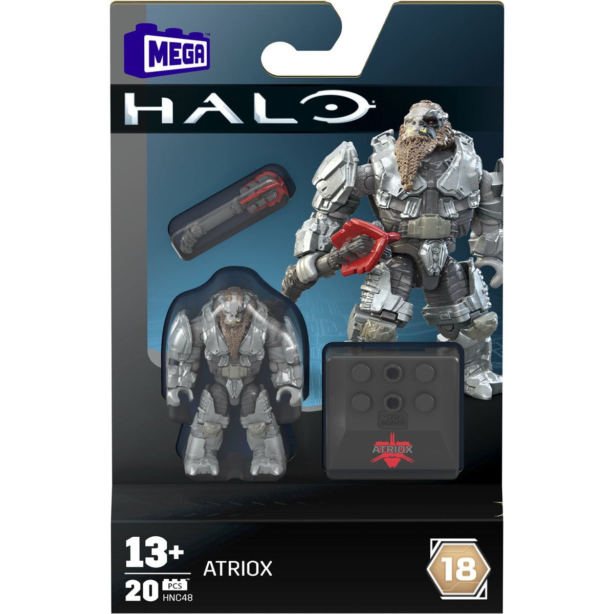Mega Construx Halo Heroes Series 18 - Atriox Articulated Micro Figure ...