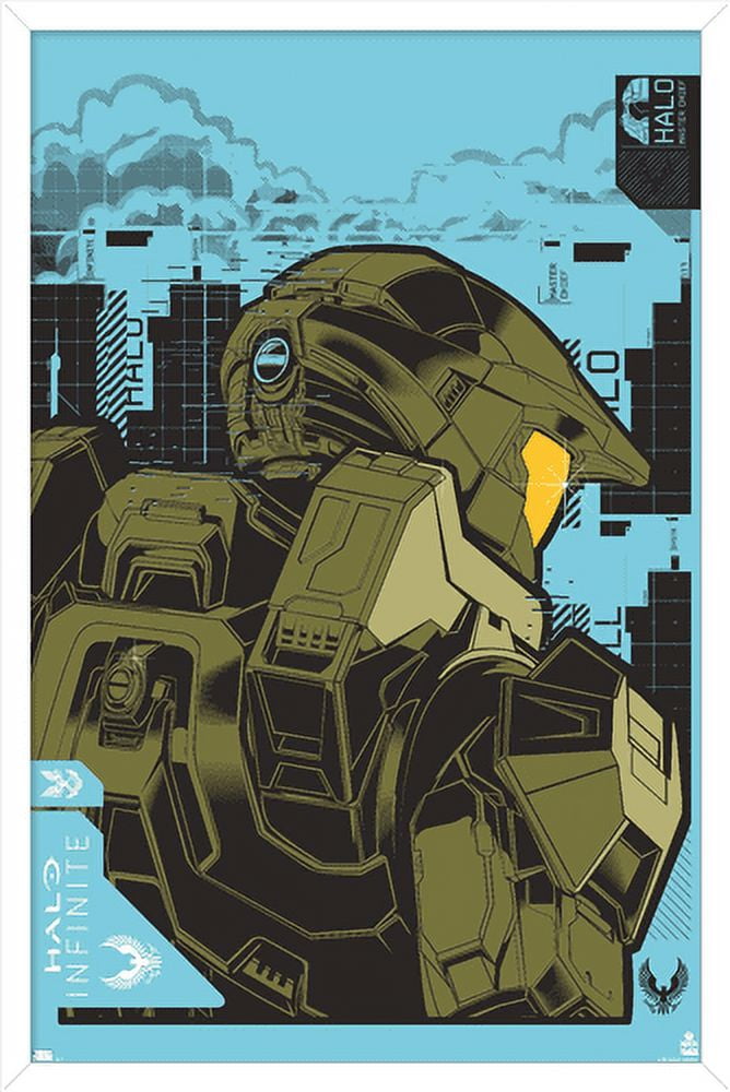 Halo Infinite - Icon Wall Poster, 14.725" x 22.375", Framed - Walmart.com