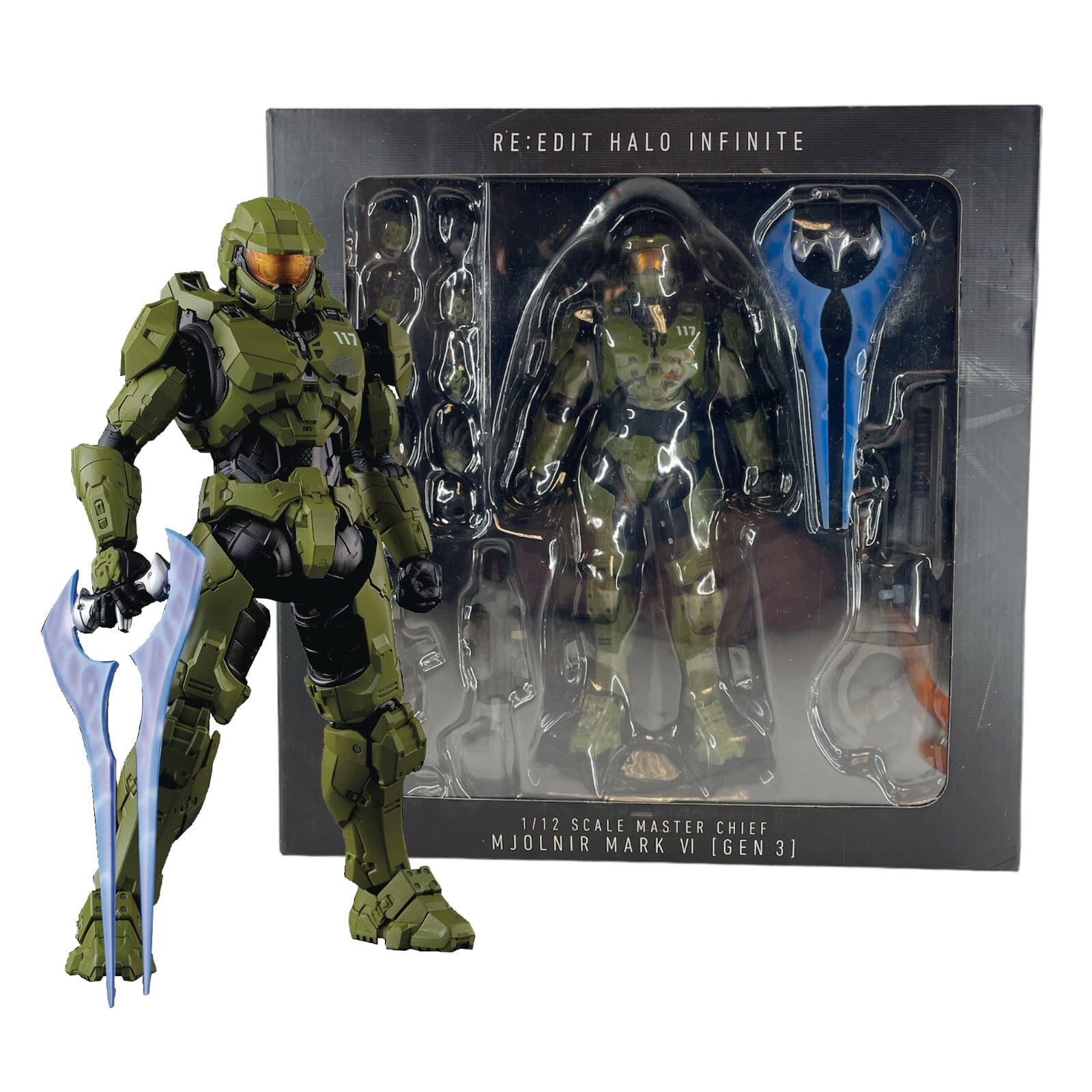 Halo Infinite Master Chief Mjolnir MK VI [GEN 3] 6" Action Figure w ...