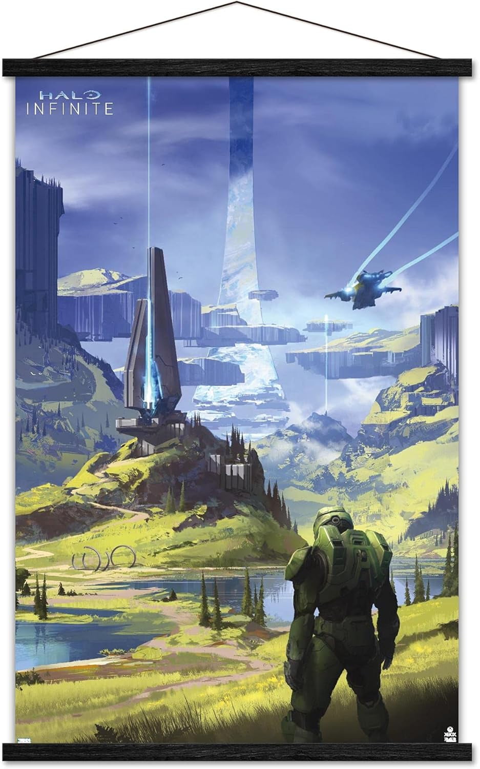 Halo Infinite - Master Chief Valley Wall Poster with Magnetic Frame ...